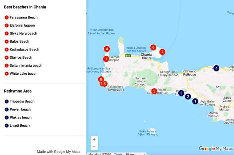 20 Best Beaches in Crete + Map | Unfolding Greece