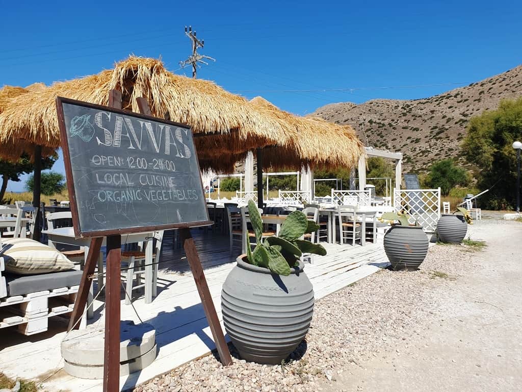 Galissas Beach Town in Syros Island - Unfolding Greece