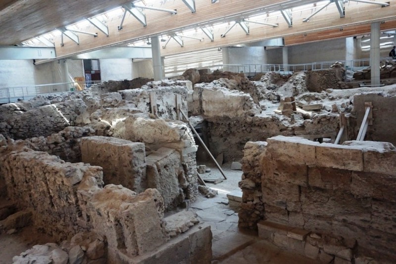 The Archaeological Site of Akrotiri in Santorini - Unfolding Greece