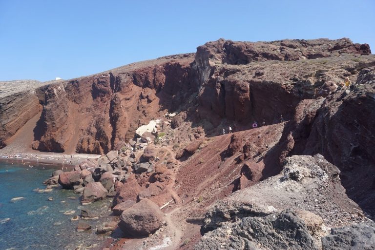 A Guide to Red Beach in Santorini - Unfolding Greece