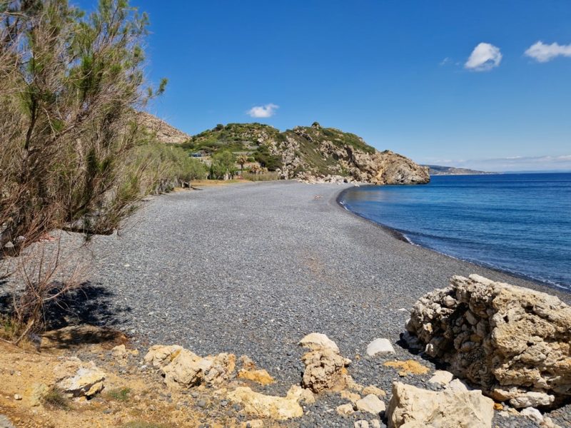 Mavra Volia Beach in Chios - Unfolding Greece
