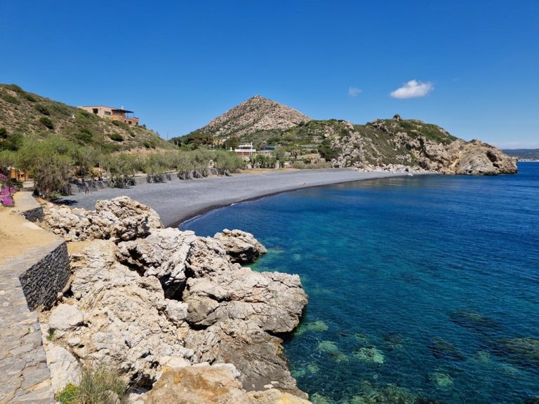 Mavra Volia Beach in Chios - Unfolding Greece