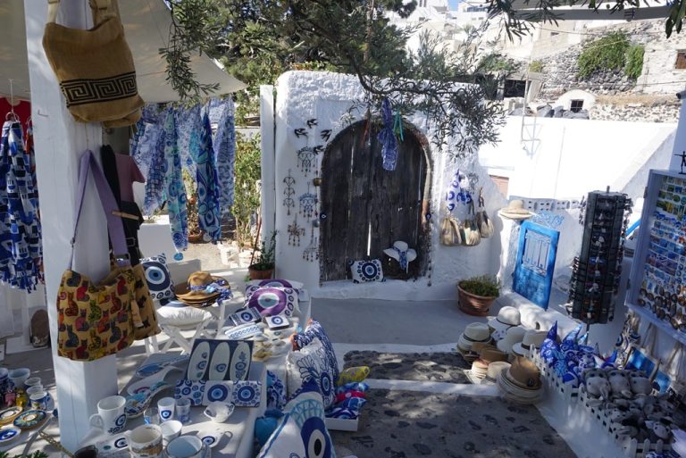 A Guide to Pyrgos Village in Santorini - Unfolding Greece