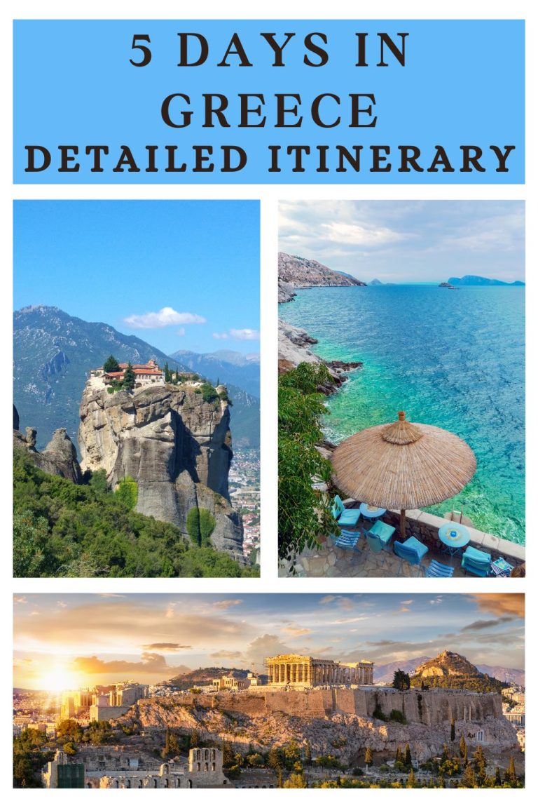 5 Days in Greece Itinerary by a Local for 2024 - Unfolding Greece